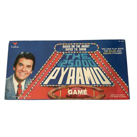 Cardinal | Games | Vintage 986 2500 Pyramid Board Game No 5050 Dick ...